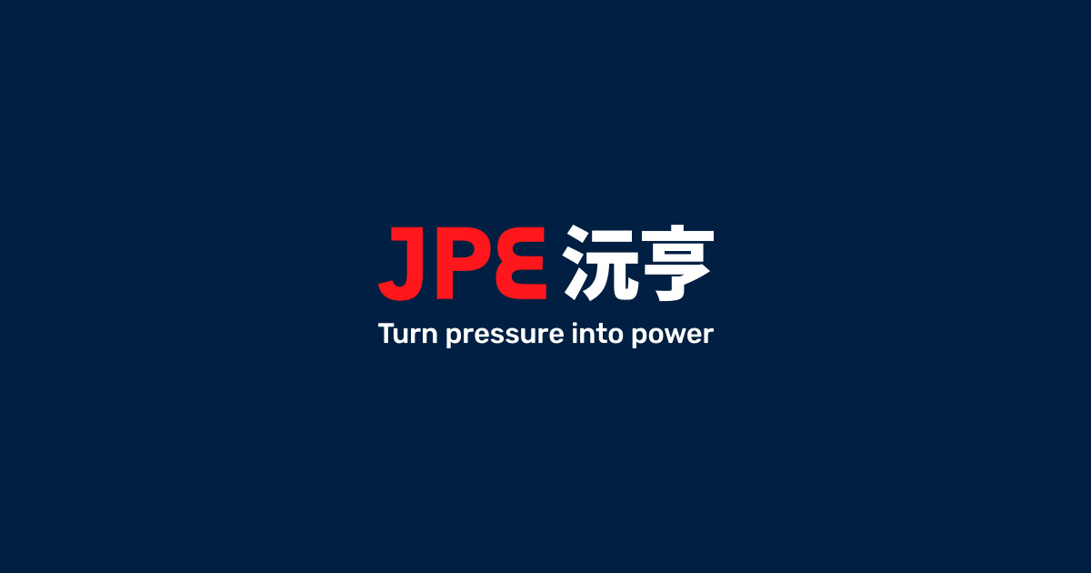 JPE - Turn pressure into power | 沅亨 YEAN HERN