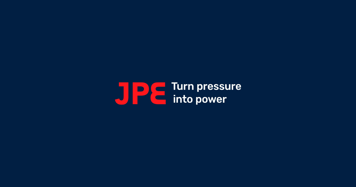 JPE - Turn pressure into power | 沅亨 YEAN HERN